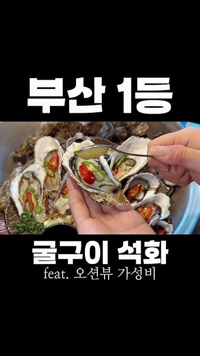 부산 1등 제철요리맛집 오션뷰에 기차뷰 노을 이 모든걸 다해낸 이 곳 석화찜 석화에 잠겨죽기 가능 싱싱한 해산물에 조개구이까지 분위기 낭만적 송정어부의술상