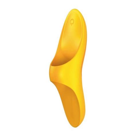 Satisfyer Teaser Finger Vibrator Dark Yellow Sex Toys At Adult Empire