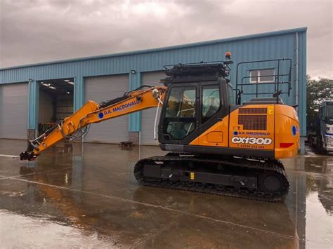 New Case Cx130d Sold To Da Macdonald Contractors Ltd Hodge Plant