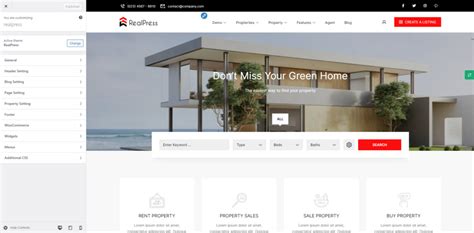 Customize Realpress Wordpress Theme Thimpress Docs