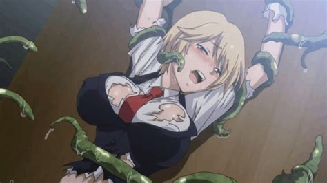 Rule 34 Animated Anime Screencap Big Breasts Blonde Hair Blue Eyes Female  Ova Rakuen