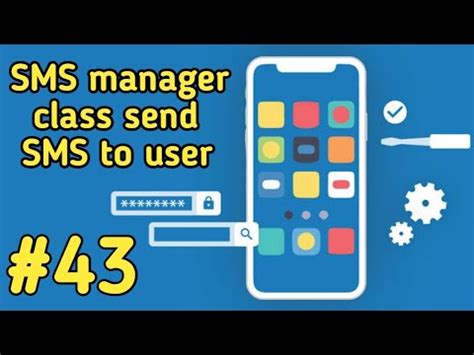 Send SMS Using SMSmanager Class On Android Studio YouTube