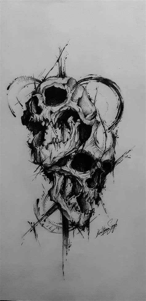 Pin By Kunal Vikram Singh On Tattoo Designs Skull Tattoo Design