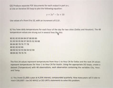 05 produce separate pdf documents for each output in