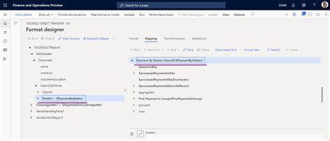 Debug Data Sources Of An Executed Er Format To Analyze Data Flow And