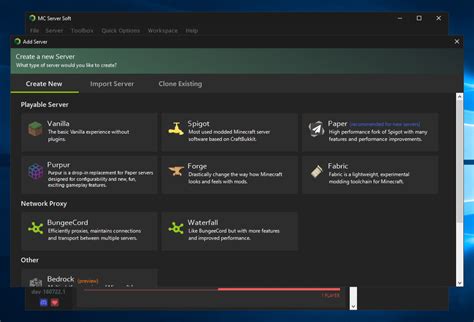 Mc Server Soft Server Manager For Windows Minecraft Mod