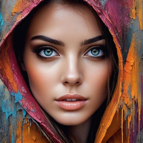 Портрет молодой девушки с красивым лицом · бесплатная фотография от Pav1972 картинки и обои на