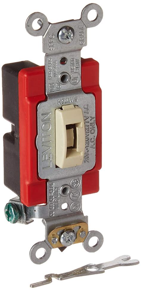 Leviton 20 Amp Toggle Switch 1221 2il Ivory Home Improvement