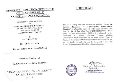 Pdf Numerical Solution Technique Of Incompressible Navier Stokes Equation