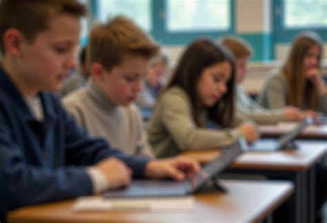 Student Focus On Teacher In Classroom Stable Diffusion Online