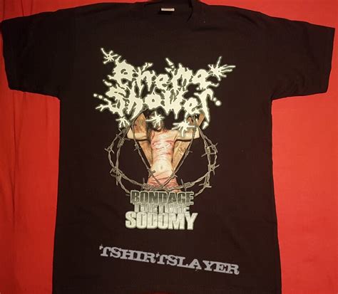 Enema Shower Bondage Torture Sodomy Tshirtslayer Tshirt And