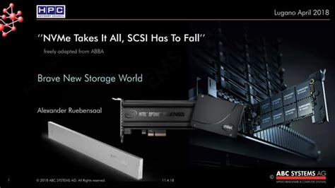 Nvme Takes It All Scsi Has To Fall Pdf Data Storage And Warehousing Computing