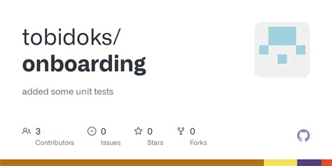 Github Tobidoksonboarding Added Some Unit Tests
