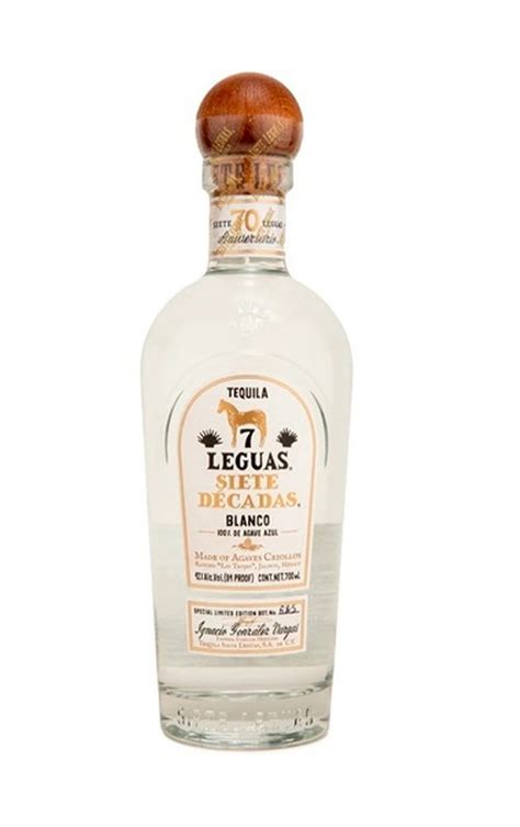 Tequila Siete Leguas 7 Decadas Blanco Edicion Limitada 700 Ml La
