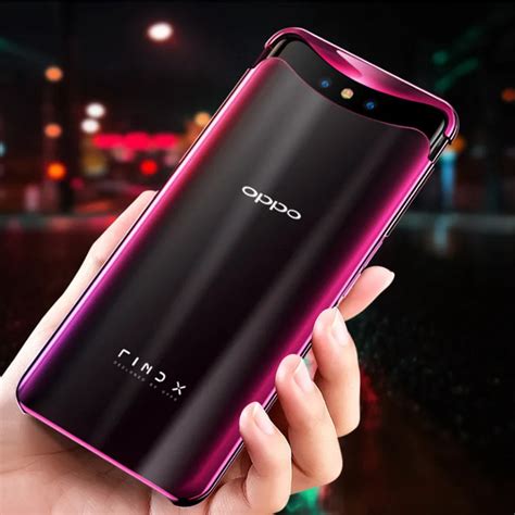 New Oppo Find X Mobile Phone Case Transparent Plating Two In One Mobile Phone Case OPPO New