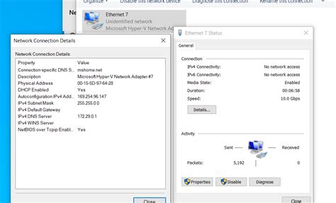 By Connecting To Hyper V Default Switch The Vm Cant Ping Its Ip
