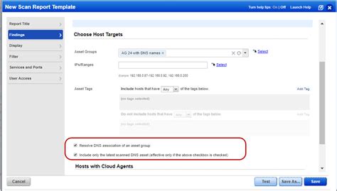 Scanning And Reporting By DNS Name VM VMDR