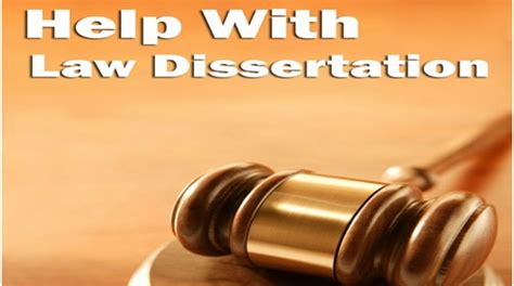 Law Dissertation Help And Writing Services In Uk