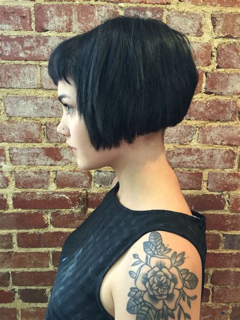 Divine Undercut Bob With Bangs