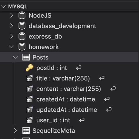 Sequelize Foreign Key 생성하기