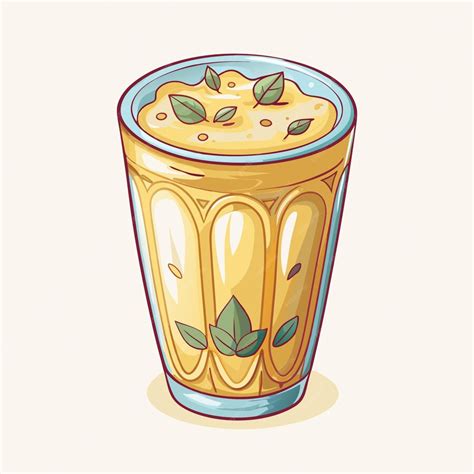 Lassi Drink Vector Graphic Premium Ai Generated Vector