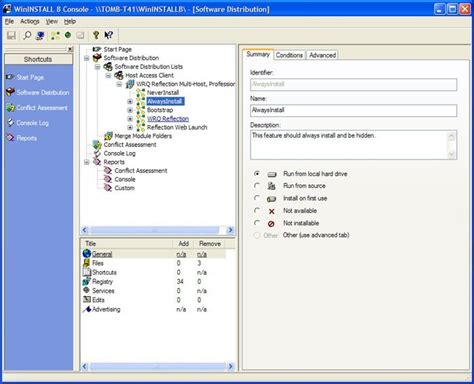 Wininstall Msi Packager Professional Main Window Scalable Software Built For It