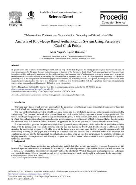 Solution Analysis Of Knowledge Based Authentication System Using