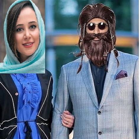 عکس زیر خاکی از نیمه به همراه همسرش طرفداری