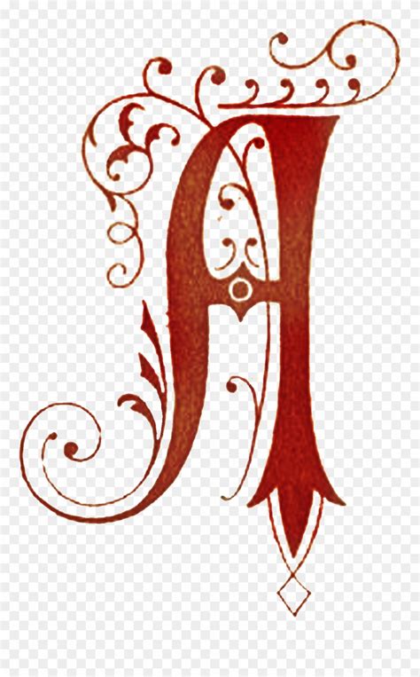 Fancy Letter A Png Drop Cap Letter Clipart 688802 Pinclipart