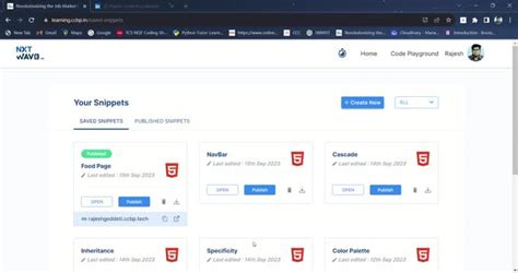 Day6 Of 30daysofcodechallenge Building A Website Rajesh Goddeti