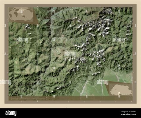 Tsirang District Of Bhutan High Resolution Satellite Map Corner