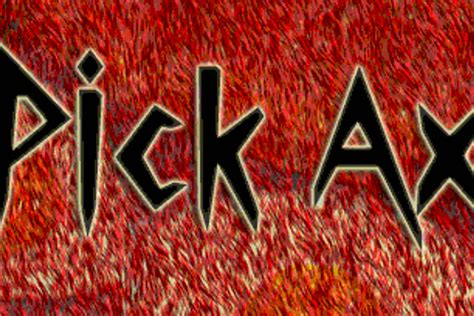 Pick Ax Font Brain Eaters Fontspace