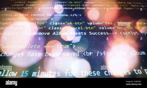 Programming Code Screen Of Software Developer Software Programming Work Time Code Text Written