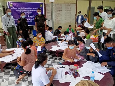 ဒိုက်ဦးမြို့၊အမှတ်တွင်၆ မင်းတဲရပ်ကွက်၌ ပန်းခင်းစီမံချက်ဖြင့် အိမ်ထောင်စုလူဦးရေစာရင်းနှင့် နိုင