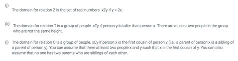 solved discrete math for each relation indicate whether