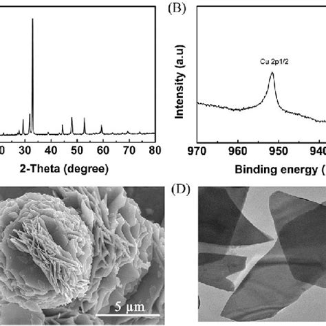 Characterization Of The Prepared Cus A Xrd Pattern B Xps Of Cu Download Scientific