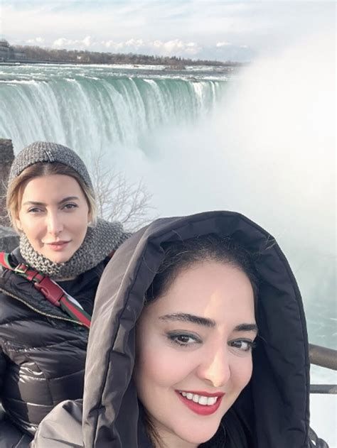 تصویر فریبا نادری، نرگس محمدی و مامک جمشیدی در کانادا