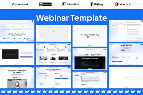 Webinar Template Webflow Template