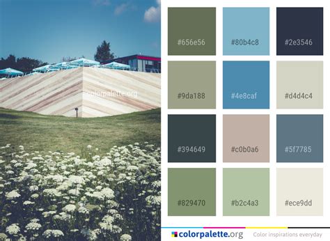 Sky Landmark Architecture Color Palette