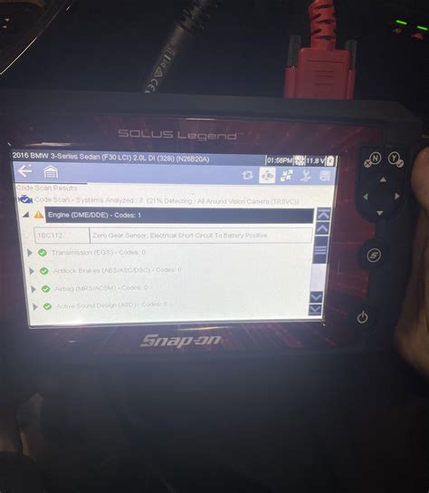 Dme Code 1bc112 2016 328i Xdrive R Bmwtech