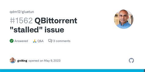 QBittorrent Stalled Issue Qdm12 Gluetun Discussion 1562 GitHub