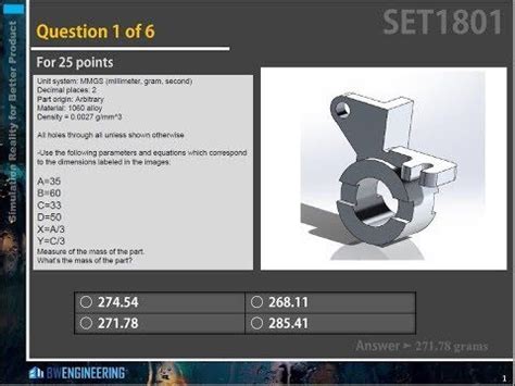 Solidworks Tutorial CSWP Segment Practice Exam Set YouTube Solidworks Tutorial