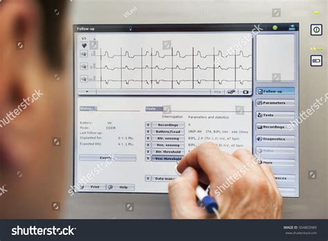 Doctor Heart Pacemaker Monitor Stock Photo Shutterstock