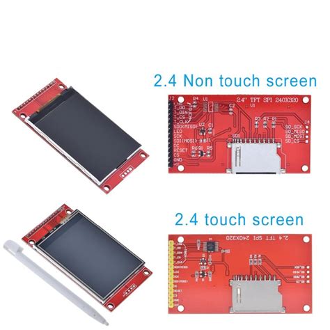 2 4 2 4 inch 240x320 spi tft lcd serial port module 5v 3 3v pcb