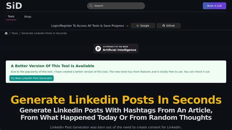 Linkedin Posts Generator Dotheai