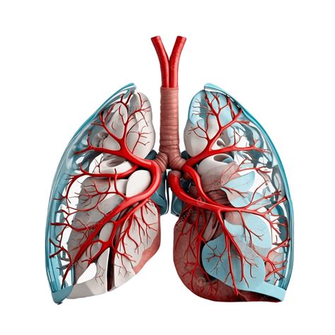 Diagrama De Pulmao E Coracao Órgão De Anatomia Do Desenho Pulmonar