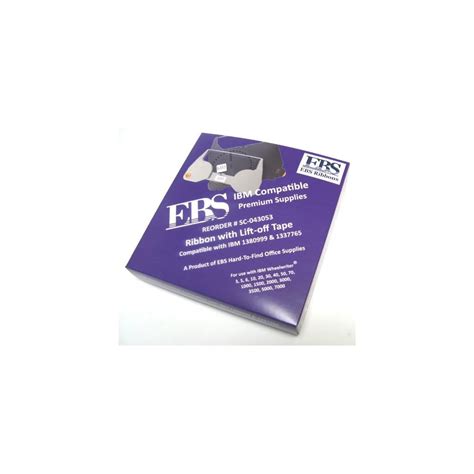 Buy Ebs Premium Quality Black Correctable Ibm Wheelwriter Typewriter Ribbon Cartridge Compatible
