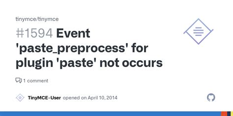 Event Pastepreprocess For Plugin Paste Not Occurs · Issue 1594