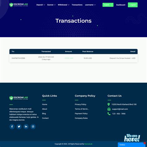 Escrowlab Escrow Payment Platform By Viserlab Codecanyon