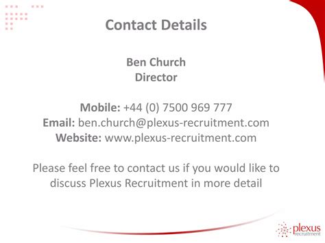Plexus Presentation Ppt